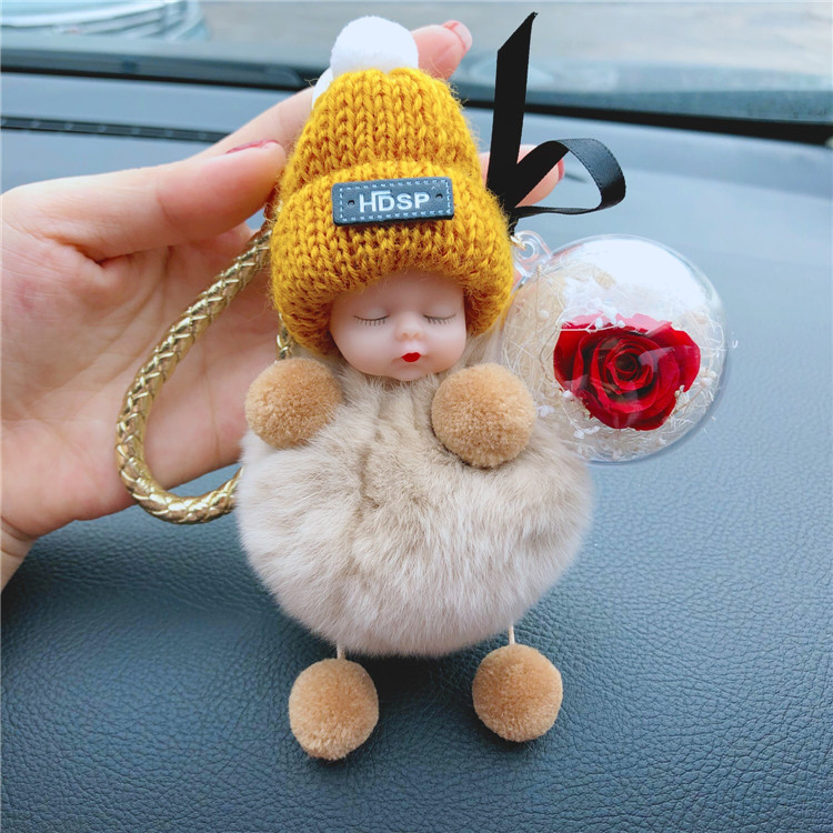US$ 21.99 - Super Cute Furry Doll Keychain - www.maicei.com
