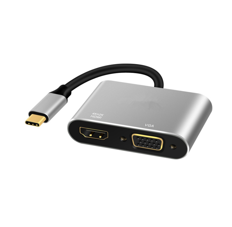 USB Ctype-c转hdmi vga Type C to HDMI转接线vga hdmi-阿里巴巴