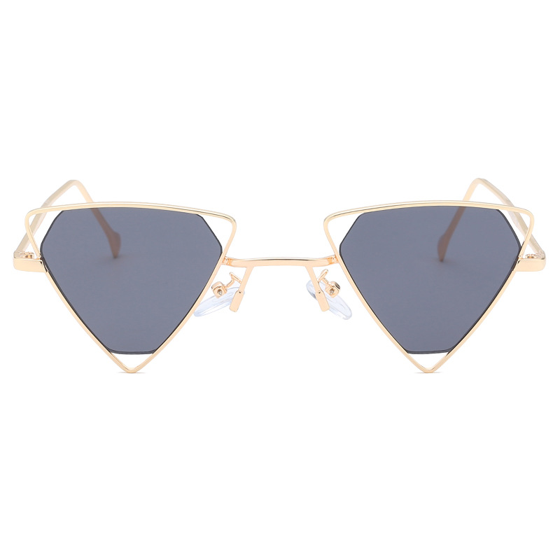 New Euro American punk personalized triangle Sunglasses men and women ...