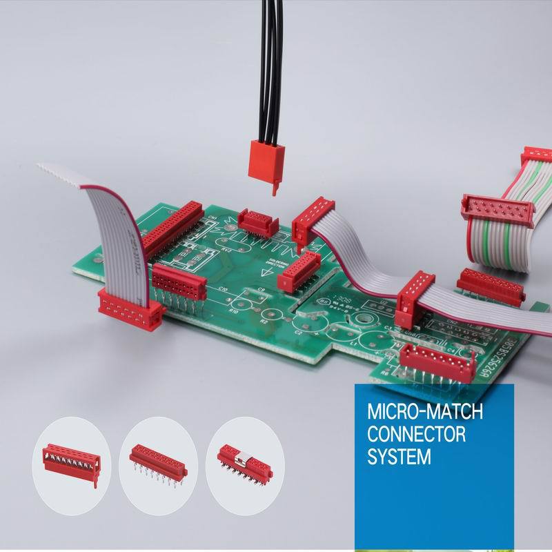 LSTC东莞联索生产 1.27mm 红色IDC Micro-MaTch全系列线束-阿里巴巴