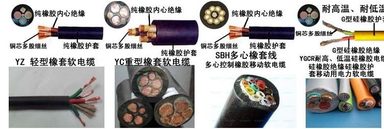 橡套电缆YC2*2.5 3*2.5橡套线yz3*25橡套软电缆3*6铜芯软电缆-阿里巴巴