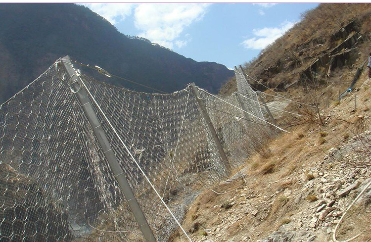 成都柔性sns被动边坡防护网拦石网护坡网厂家环形被动网RXI-075型__供应_百都智享购