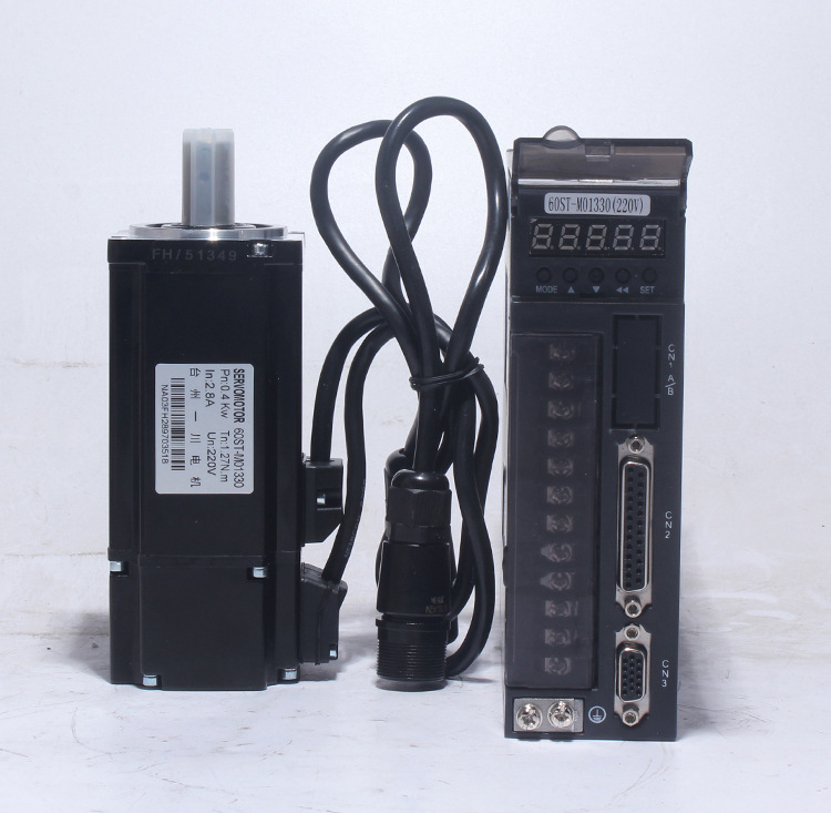 60ST-M00630交流伺服电机+驱动器0.637N.M,200W伺服电机马达套装-阿里巴巴