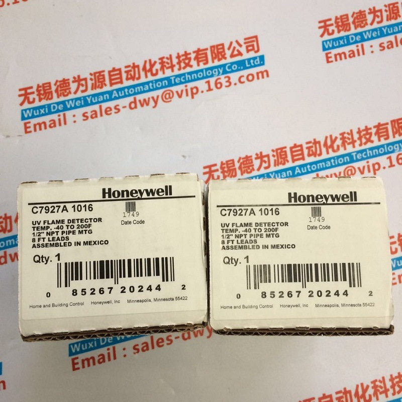 新品美国HONEYWELL霍尼韦尔火焰探测器C7927A 1016原装[品牌 价格 图片 报价]-易卖工控网
