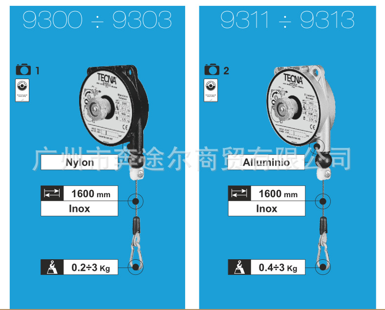 代理意大利TECNA 工具平衡器 拉力弹簧平衡器9323; 9322; 9321-阿里巴巴