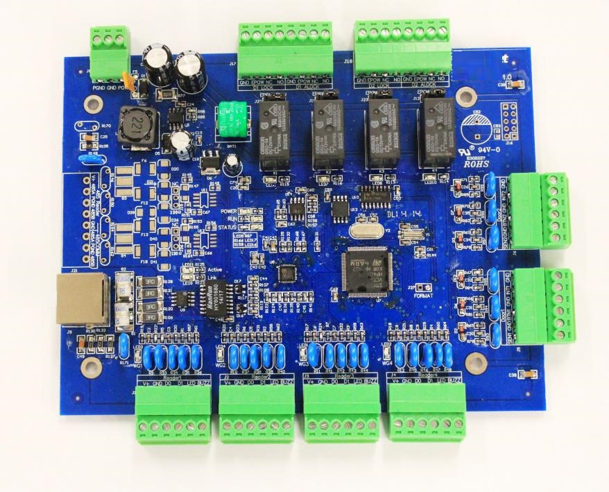 双门双向门禁控制器TCP IP通讯 支持一卡通系统-阿里巴巴