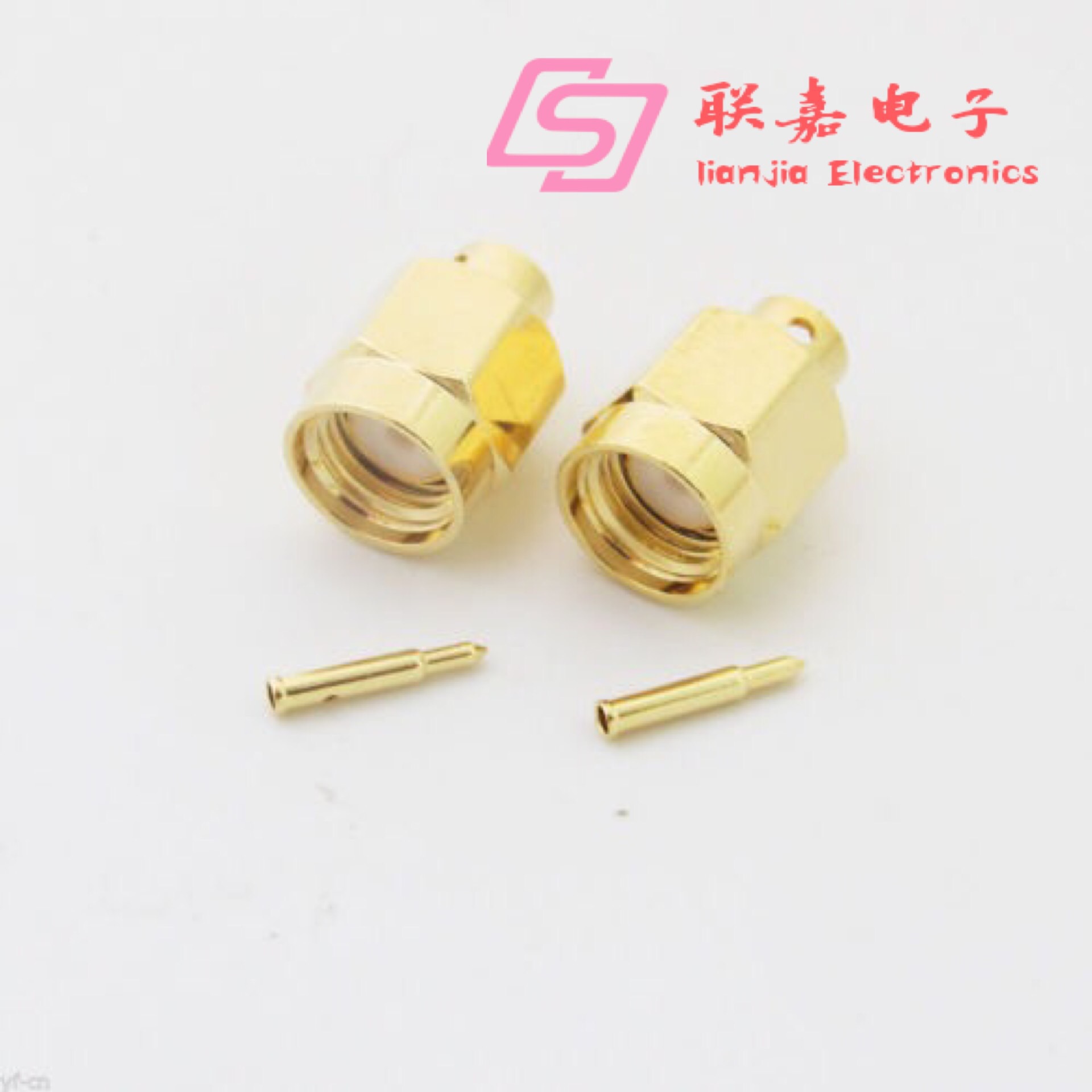 RF同轴连接器SMA-JB2 直公头内针适用RG405、086半钢半柔线缆-阿里巴巴