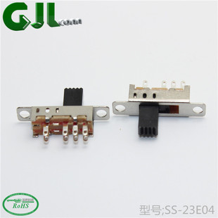 GJLCONN 拨动开关 SS-23E04双排带螺耳灯饰小电流滑动开关G7-阿里巴巴