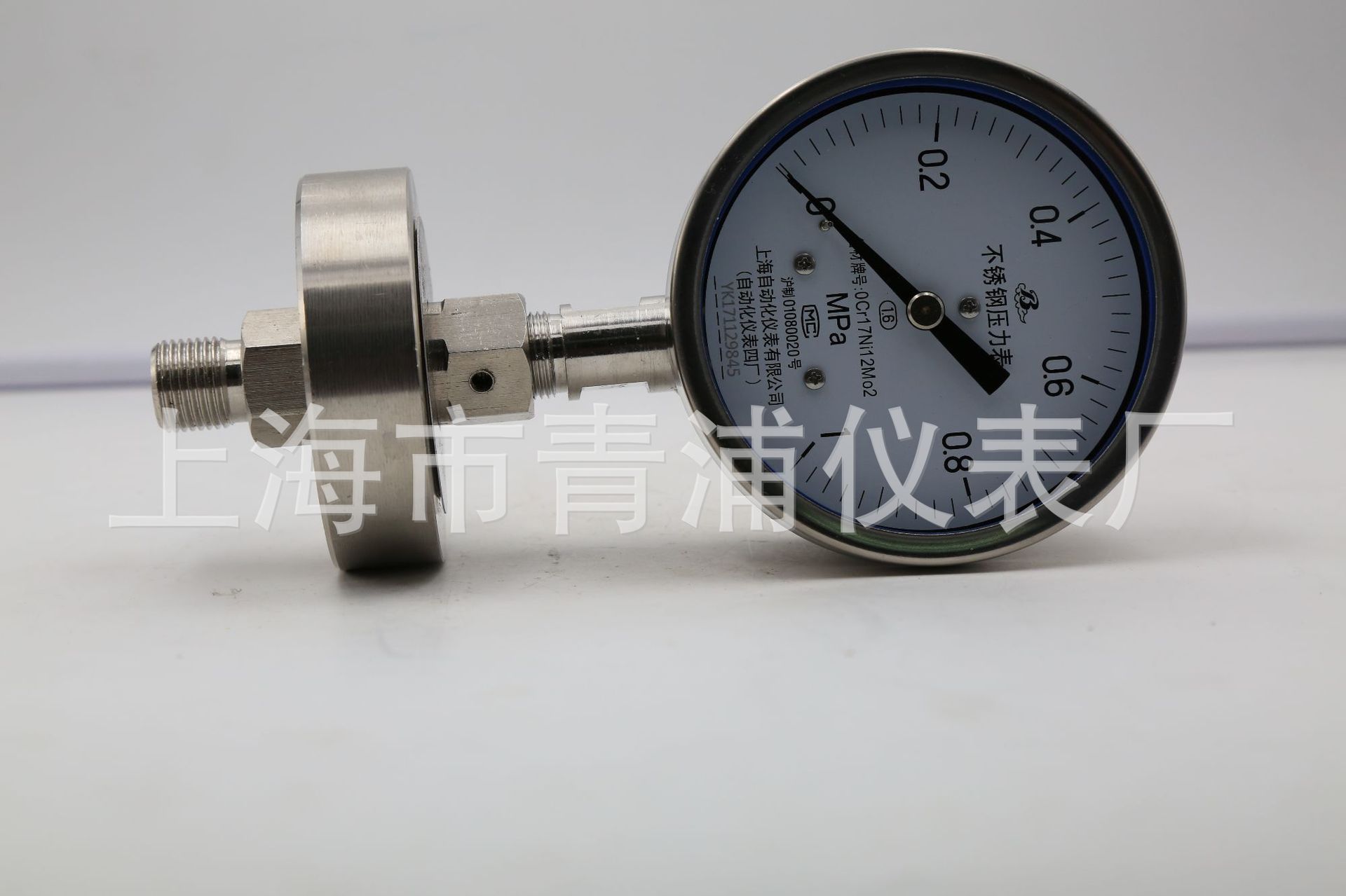 厂家供应Y-100BF-ML全不锈钢压力表 上海仪器仪表批发X20-阿里巴巴