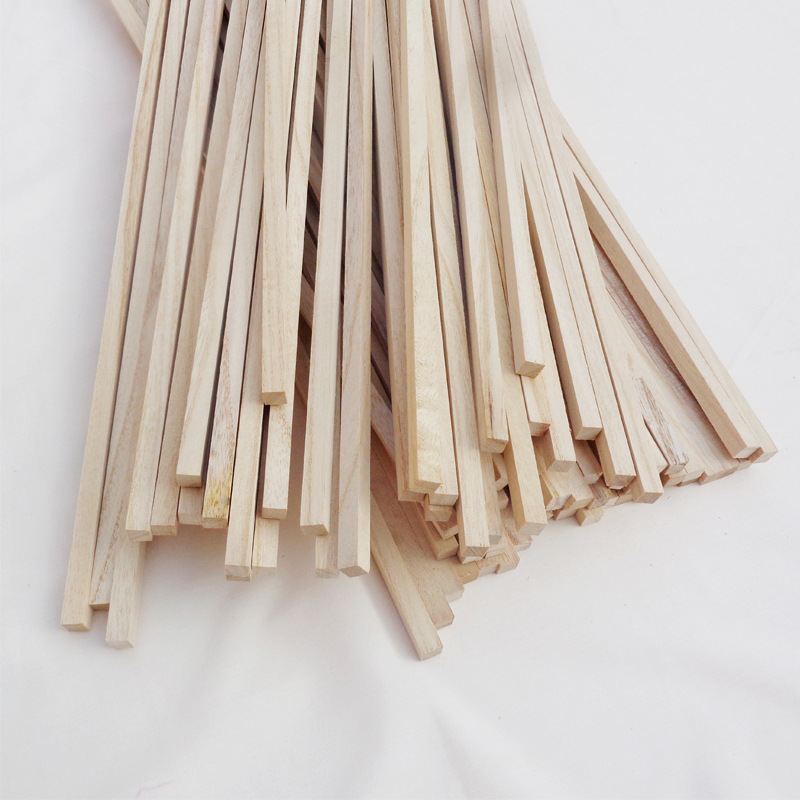 Supply Pure Wood Strip Paulownia Wood Strip Model Design Decorating ...