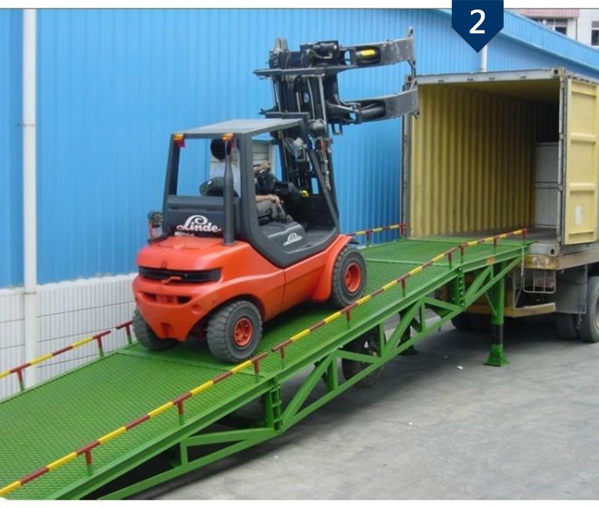 集装箱卸货平台_厂家定制移动登车桥 物流集装箱卸货平台 电动液压移动式 - 阿里巴巴