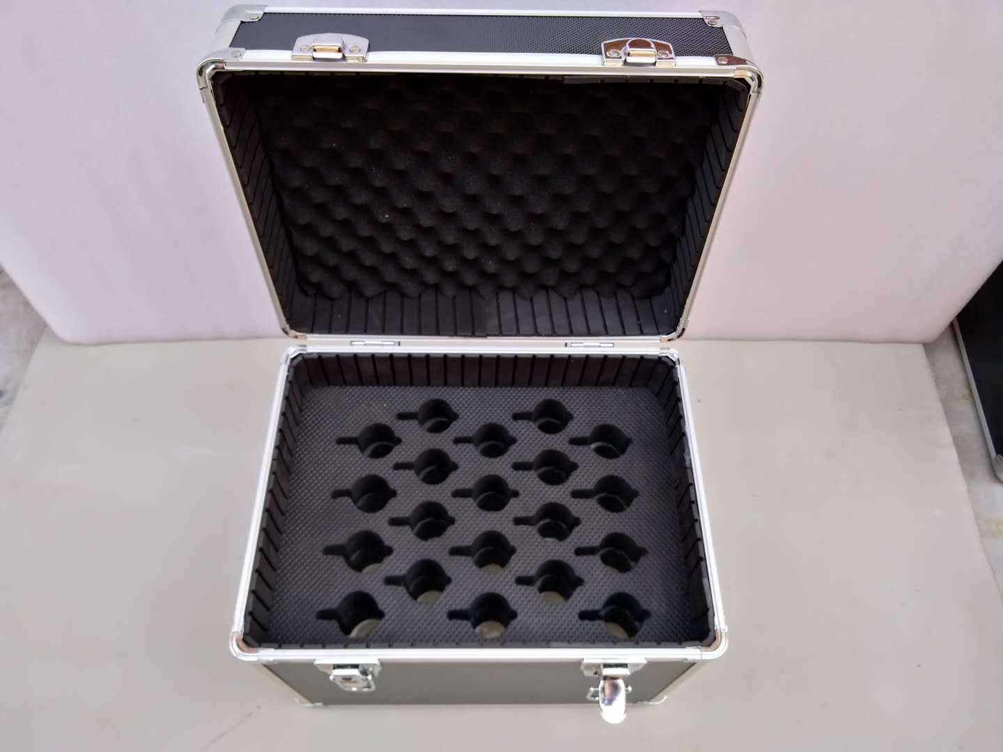 20孔5-10ml吸收管采样箱 多功能采样箱气泡吸收管箱铝合金样品箱-阿里巴巴