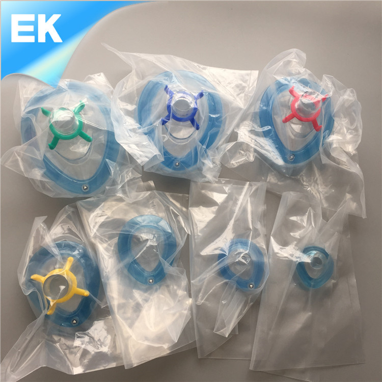 K100206 一次性非PVC双色麻醉面罩 出口-阿里巴巴