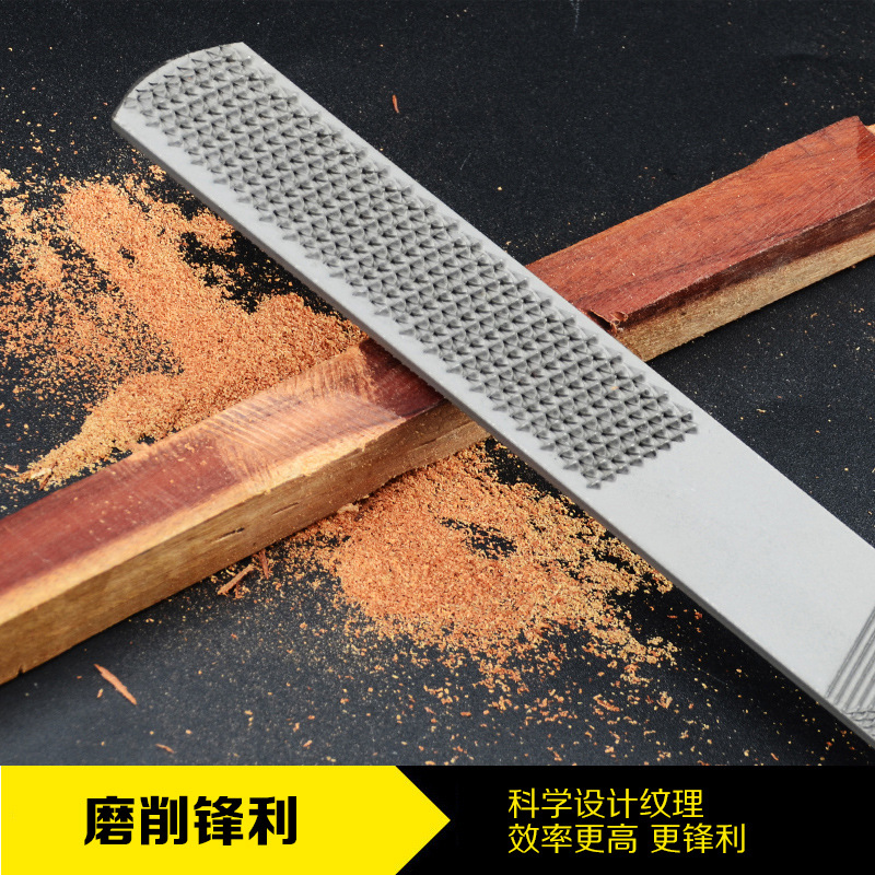 木工锉刀硬木锉平锉红半圆细齿粗齿木锉钢锉木挫搓刀四合一锉刀-阿里巴巴