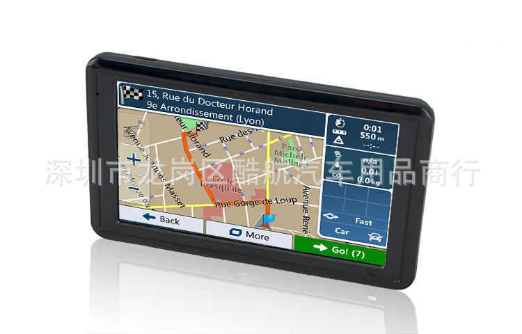 跨境电商5寸便携式GPS导航仪 汽货卡车载 8G高清 欧洲美国 免流量-阿里巴巴