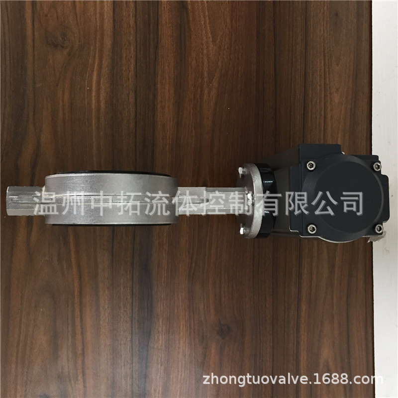 D671X-16P对夹式气动碟阀DN250不锈钢304气动低压蝶阀DN300 200MM-阿里巴巴