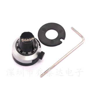 3590S-2 电位器 刻度旋钮 轴径6.35MM XSN-Ⅱ 多圈电位器帽-阿里巴巴