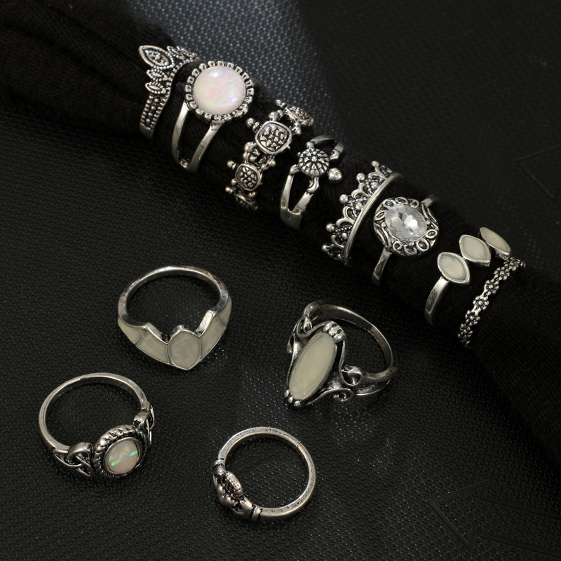 Alloy Vintage Rings Main section NHGY1027Main section