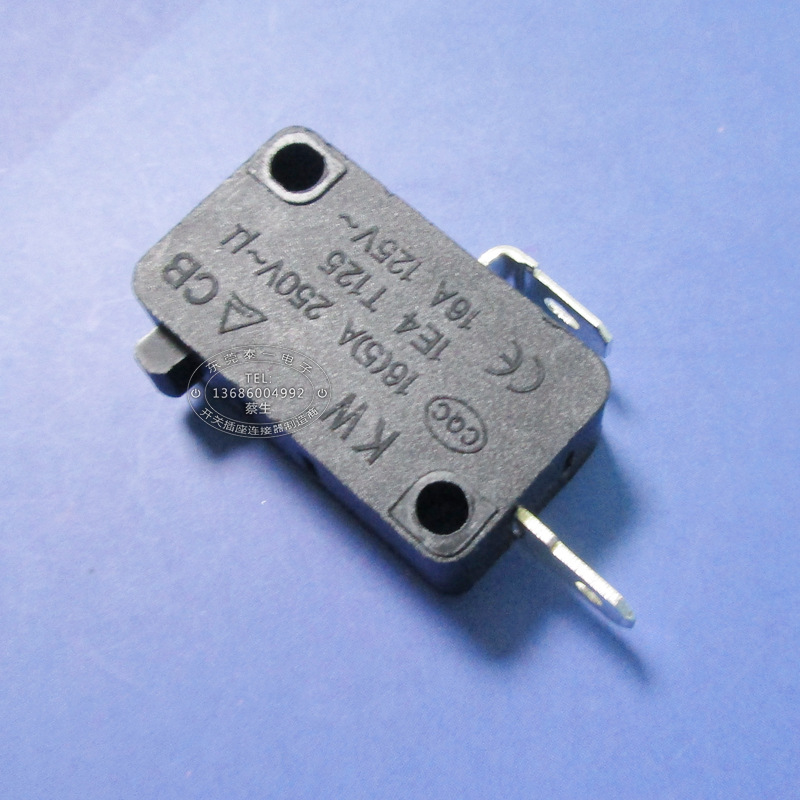 两脚常闭型大行程开关 按下断电28*16大电流常闭微动开关KW7-0B-阿里巴巴