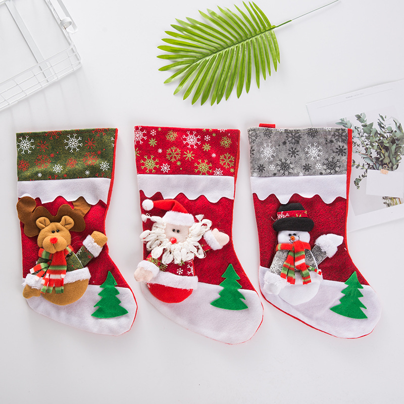 圣诞节装饰多款圣诞袜子圣诞糖果袜圣诞树挂件礼品袋圣诞袜批发-阿里巴巴