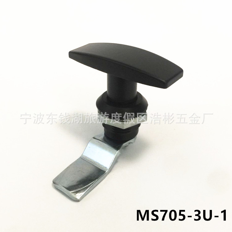 供应T型把手锁MS705-3U-1电柜转舌锁机柜机箱锁配工业柜锁圆柱锁-阿里巴巴