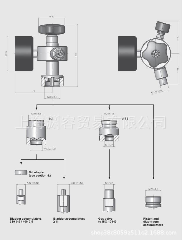 HYDAC贺德克充氮工具FPU-1-250F2.5G11A3K蓄能器充气KAS-SN_DN2_1-阿里巴巴