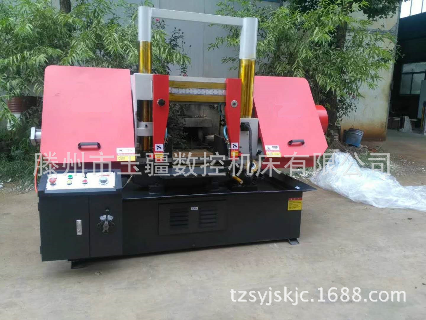 供应龙门卧式带锯床GB4280双立柱金属带锯床GT4280 金属带锯床-阿里巴巴