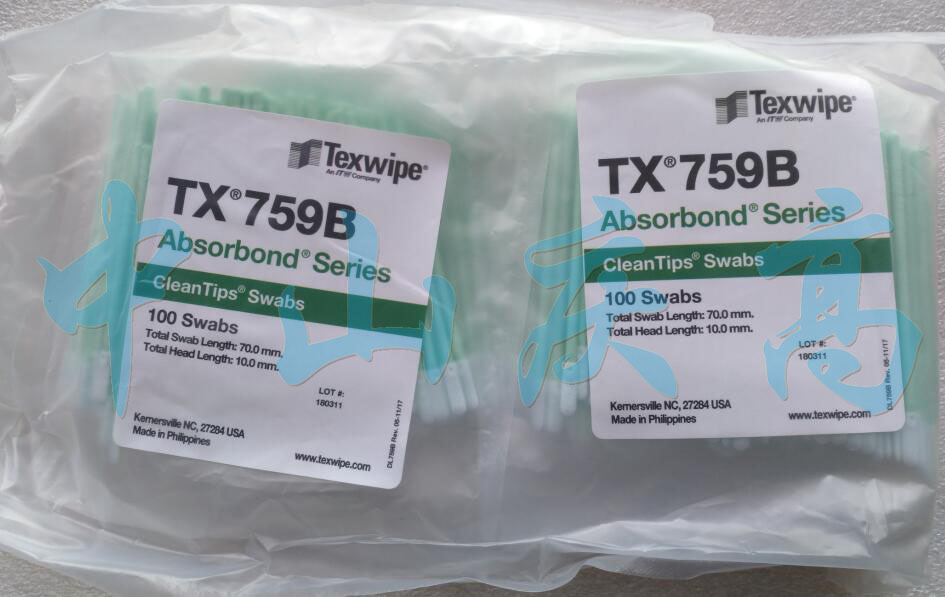 TEXWIPE光纤清洁棉签TX759B镀膜透镜 光纤维传感器 反射镜清洁-阿里巴巴