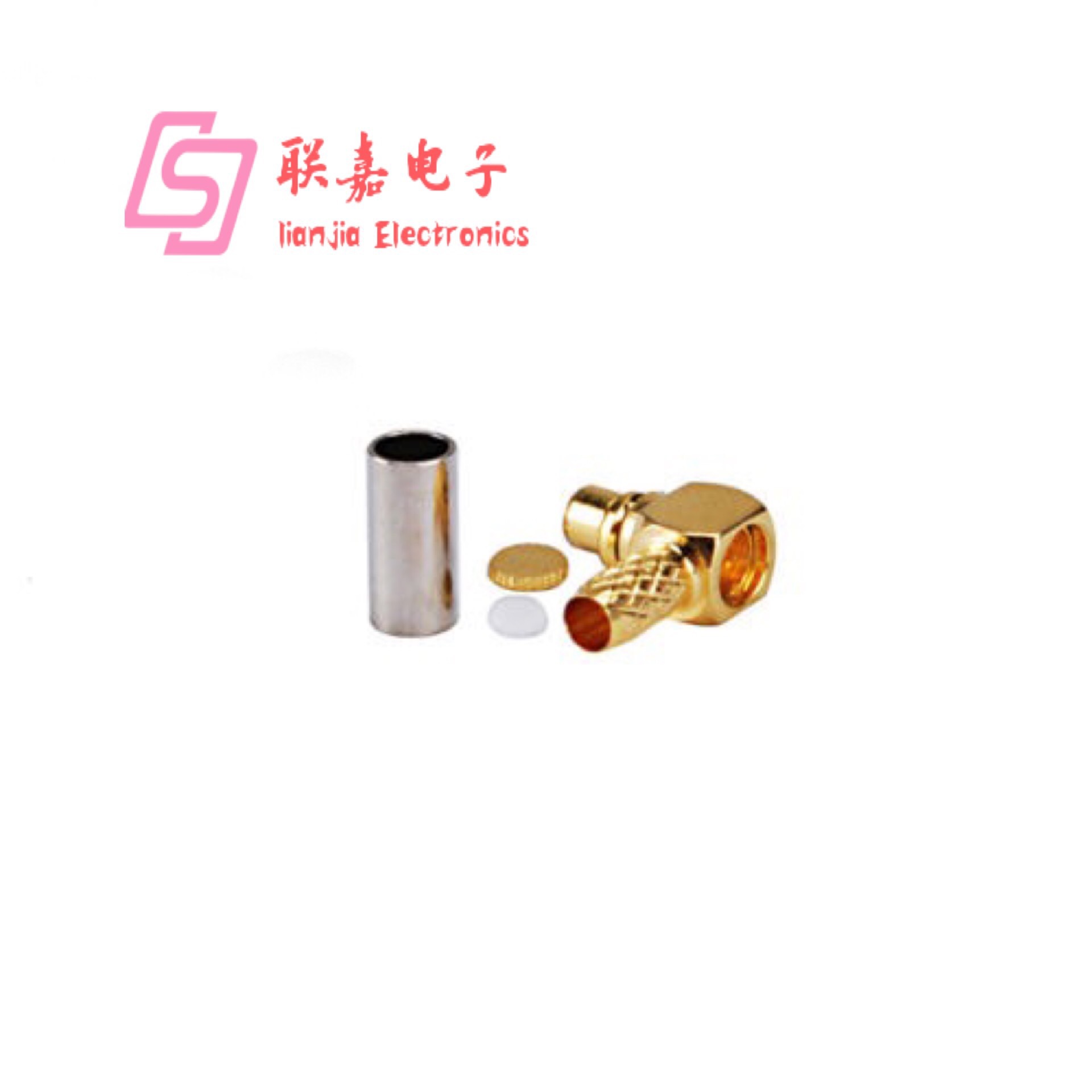 射频连接器MMCX弯公头接50-1.5馈线电缆RG316 RG174 LMR100-阿里巴巴