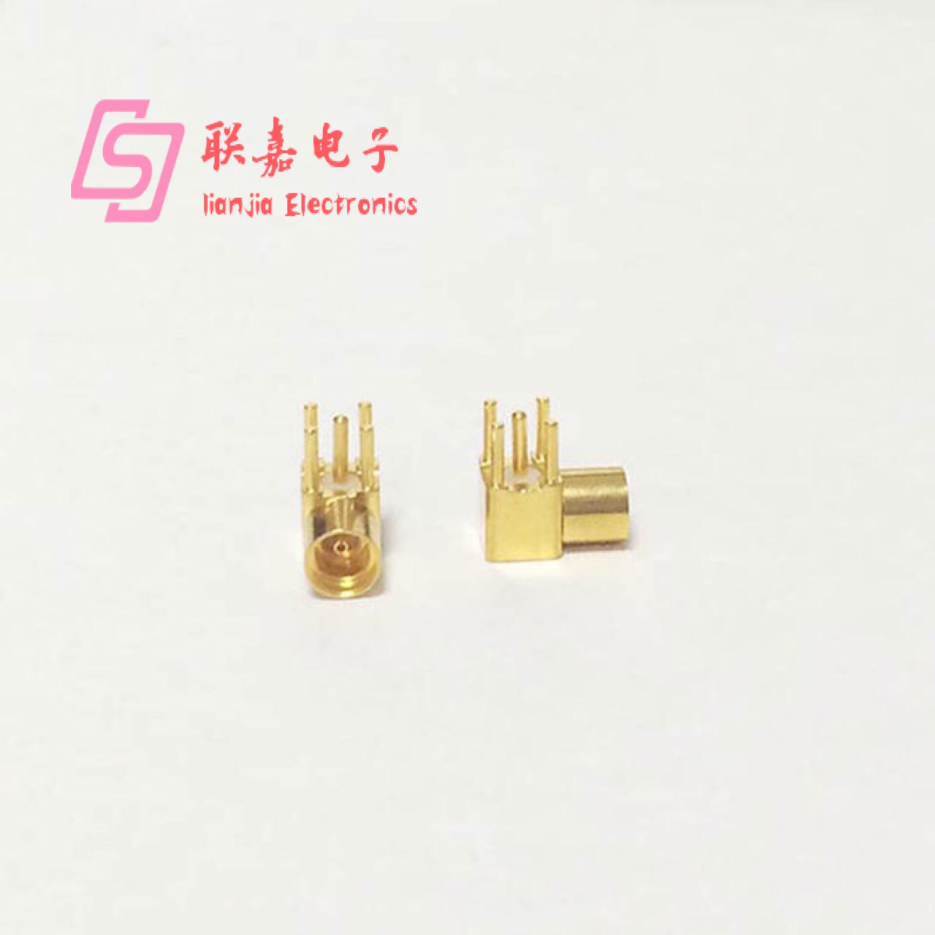 RF射频同轴连接器 MMCX-KWE四脚直插弯母座50欧姆 优质天线座-阿里巴巴