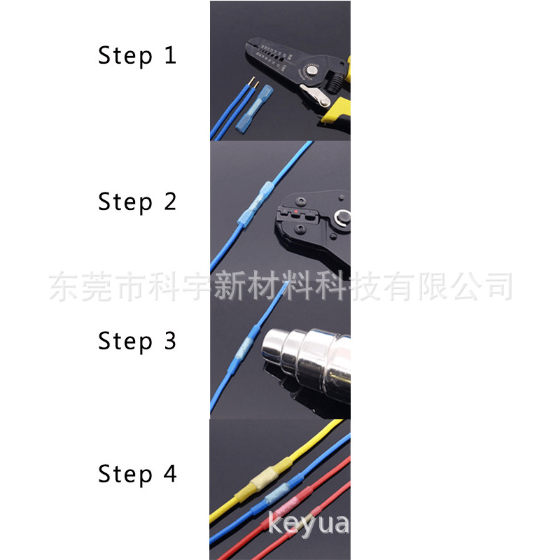 Heat shrinkable crimp splice,Heat Shrinkable Butt Connectors-阿里巴巴