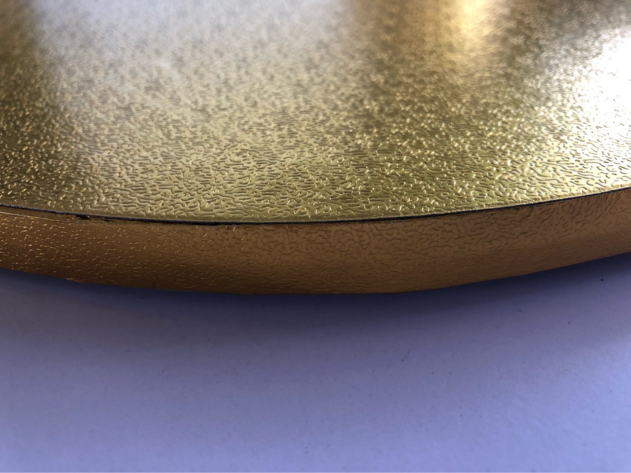 13mm Thick Corrugated Cake Base Fold Sugar Cake Transfer Board Golden ...