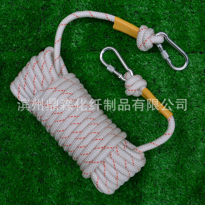 高空作业防坠落安全绳 直径12mm 16mm钢丝芯防护保护保险绳-阿里巴巴