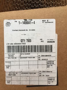 一个起拍现货供应 TE 1-1456841-4 端子-阿里巴巴