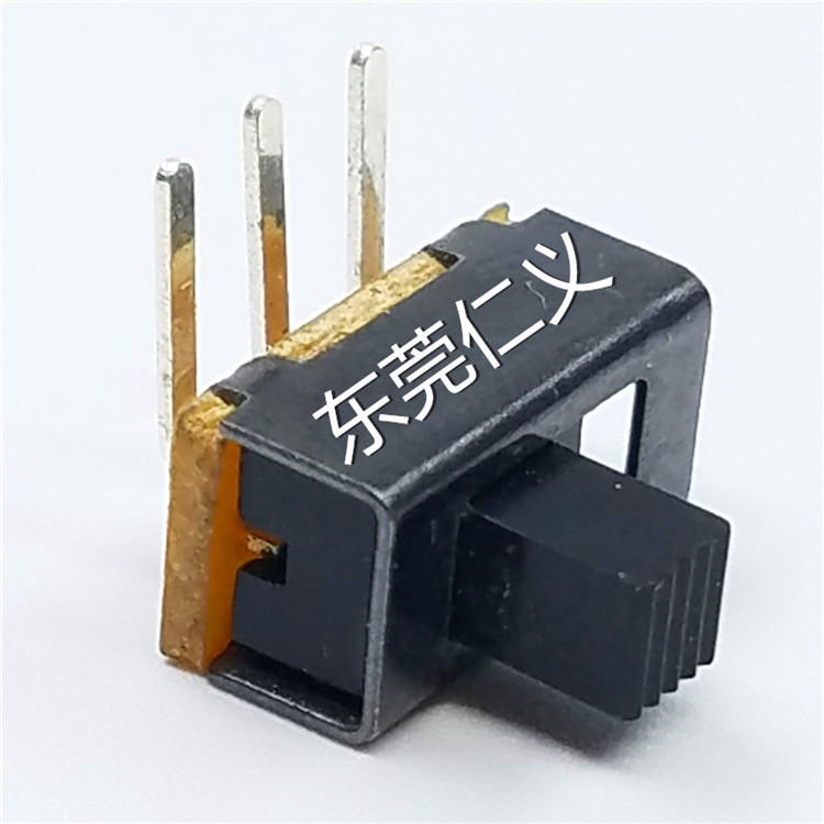 SS-12F21(1P2T) 小型拨动3脚滑动立式弯脚开关2档两档开关单极双-阿里巴巴