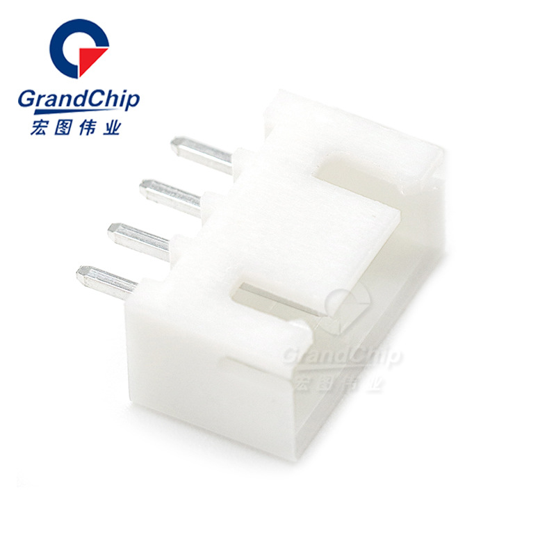 连接器XH2.54 4A 间距2.54mm直针母座 4pin直针插座接插件-阿里巴巴