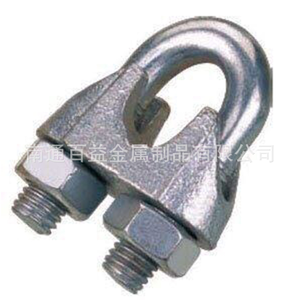 6MM钢丝绳索具专用卡头 多规格 钢丝绳卡子 U扣钢丝绳卡头-阿里巴巴