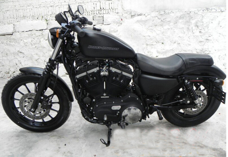 哈雷XL883 1200 X48 改装坐垫 双人座垫 前后一体坐垫 连体坐垫-阿里巴巴