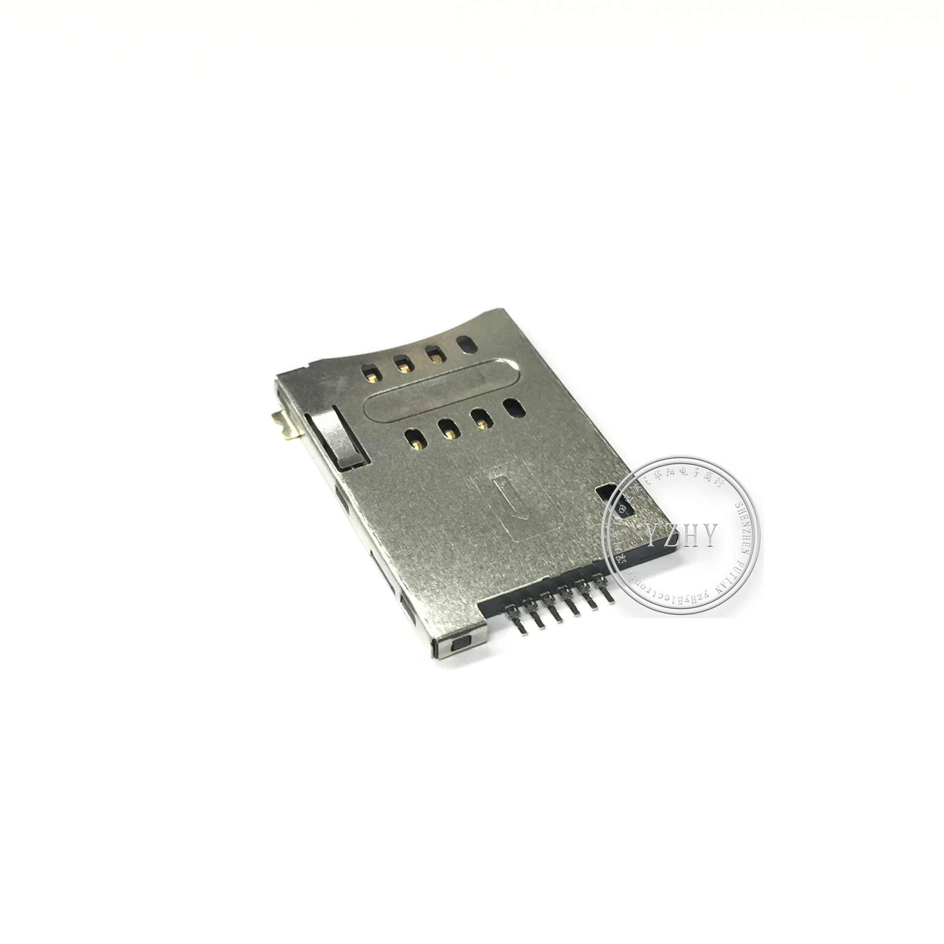 SIM卡座 自弹式6P 6脚 SIM卡槽MUP-C719-阿里巴巴