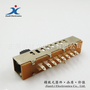 [东莞]1P8T滑动开关、SS-18F08九脚拨动开关 波段开关-阿里巴巴