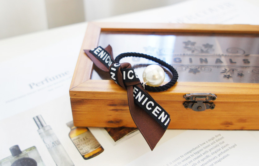 时尚英文织带皮筋发圈发绳 韩版大珍珠扎头绳 韩式扎头发皮筋批发-阿里巴巴