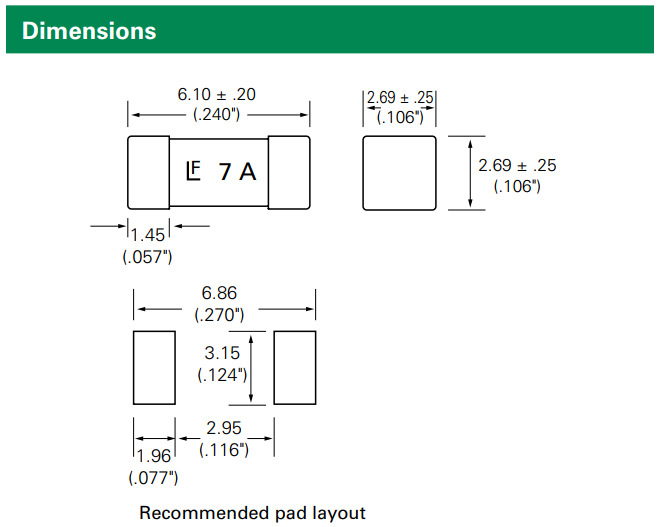 Littelfuse 2410封装保险丝 方形贴片保险丝 0451020.MRL 20A 65V-阿里巴巴