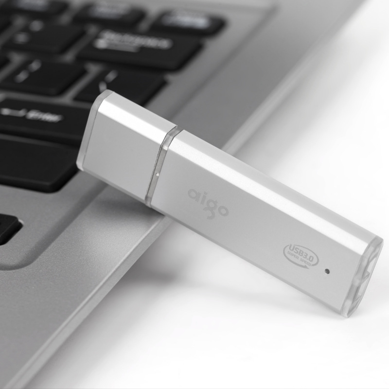 aigo爱国者u盘 U320 高速USB3.0金属拔帽U盘简约外观适用商务办公-阿里巴巴