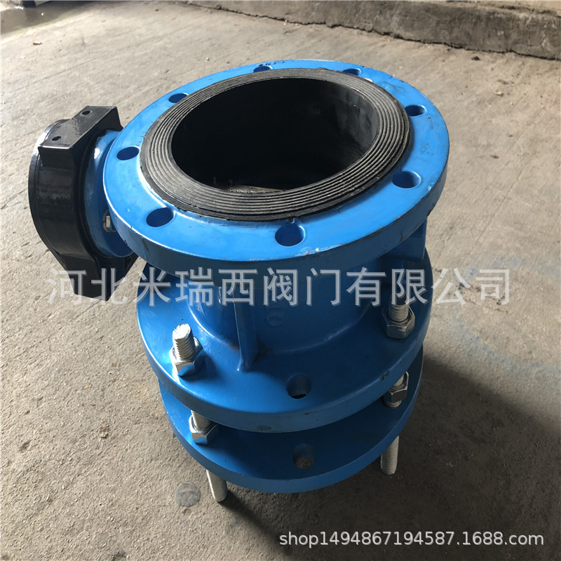 涡轮法兰伸缩分体蝶阀 球墨铸铁蜗轮软密封蝶阀 厂家SD341X-10Q-阿里巴巴
