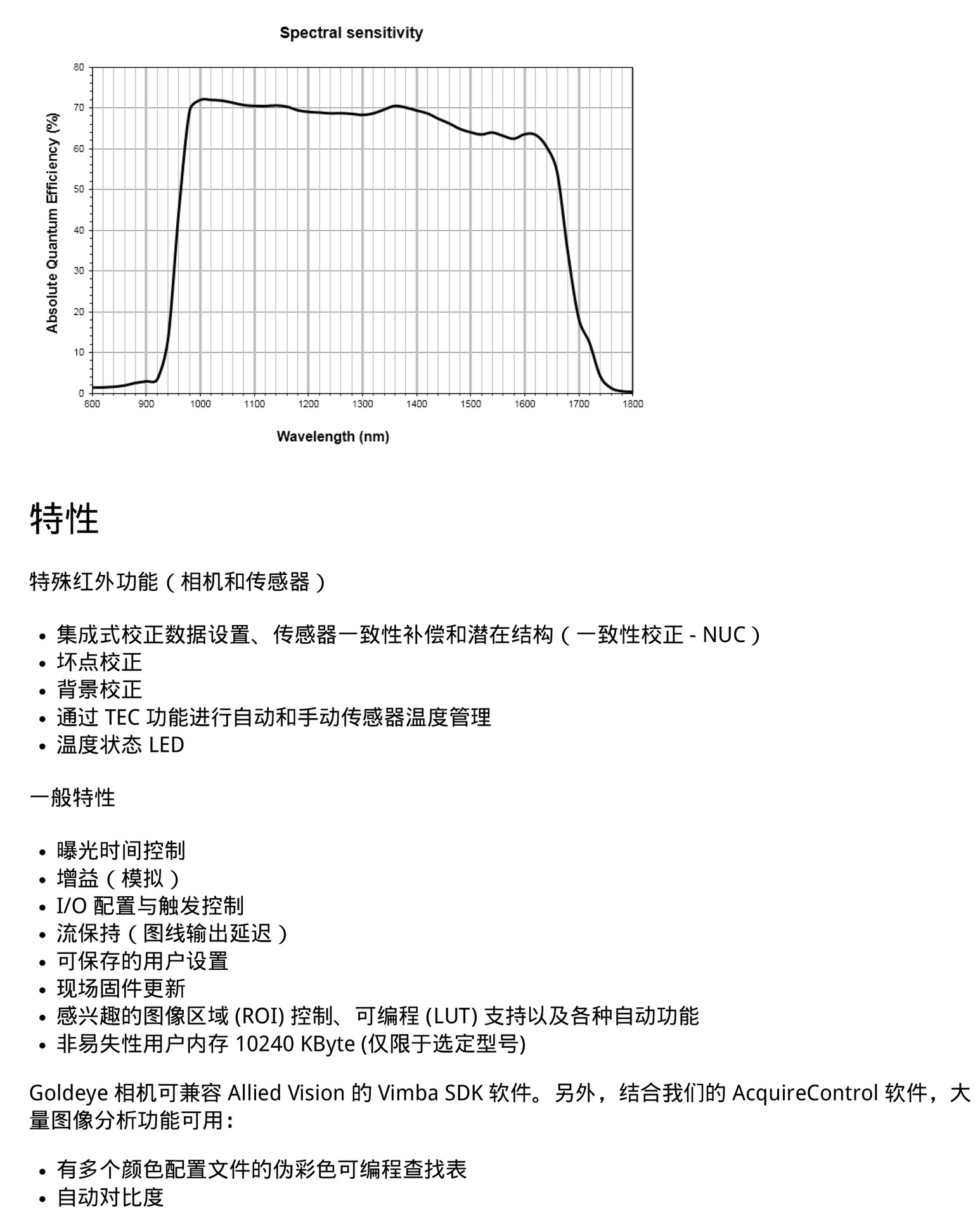Allied Vision瑷荔德 高速实惠的InGaAS 相机 Goldeye G-008 TEC1-阿里巴巴
