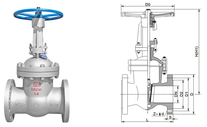 铬钼钢闸阀 Z41Y-16I 双向法兰手动闸阀 锅炉蒸汽阀门-阿里巴巴