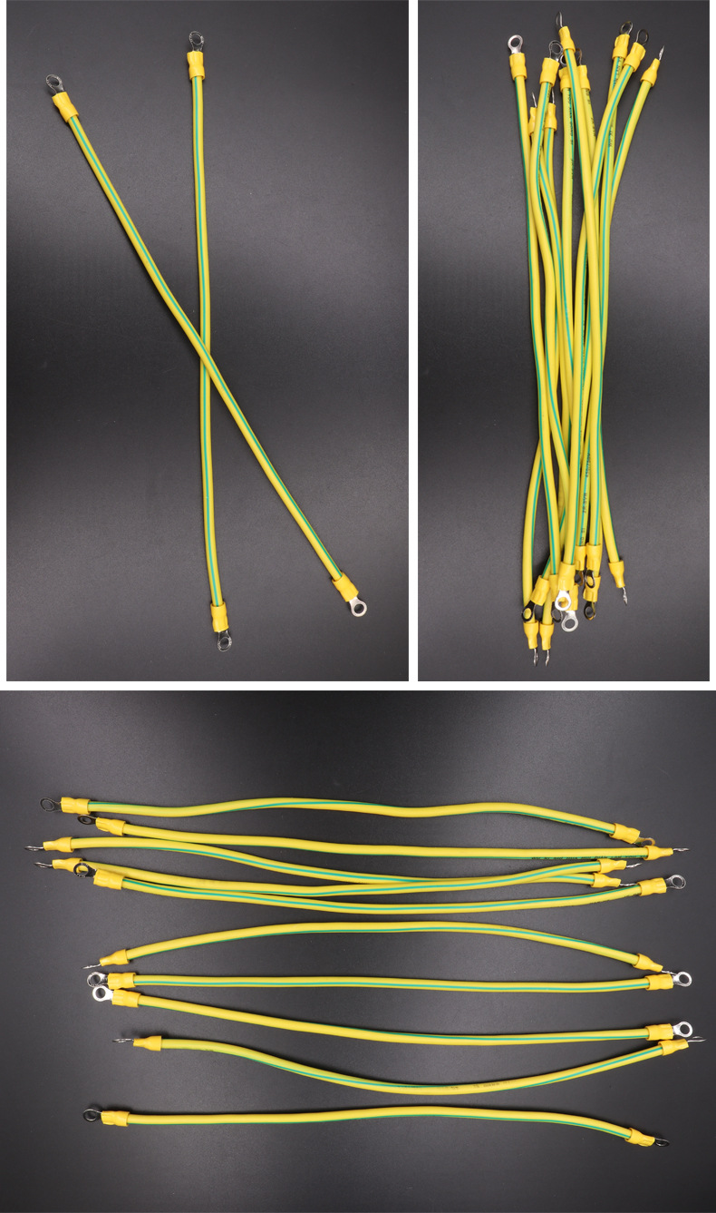 法兰跨接线 BVR-6平方线长20公分14mm孔黄绿接地线 规格齐全-阿里巴巴