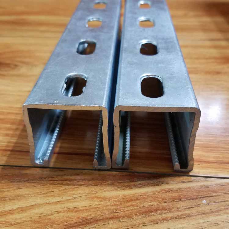 镀锌41*41*2.5型导轨 C型光伏支架热浸锌锌钢-阿里巴巴