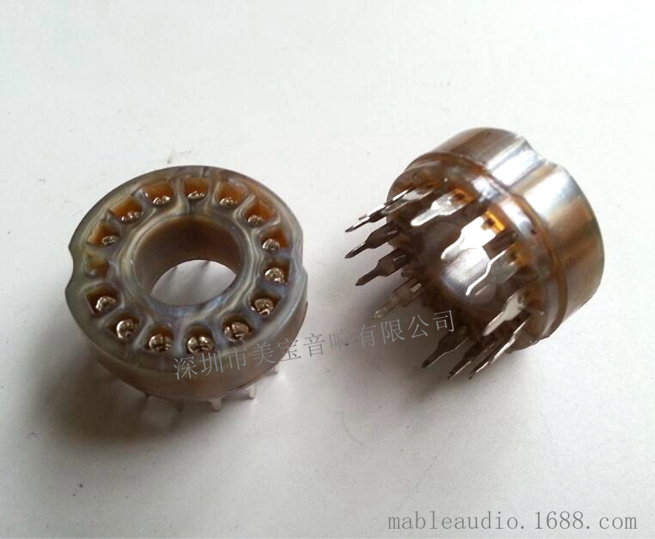 塑胶14脚PCB 管座 光电倍增管E678-14C管座 R1924A GDB-28 GDB-23-阿里巴巴