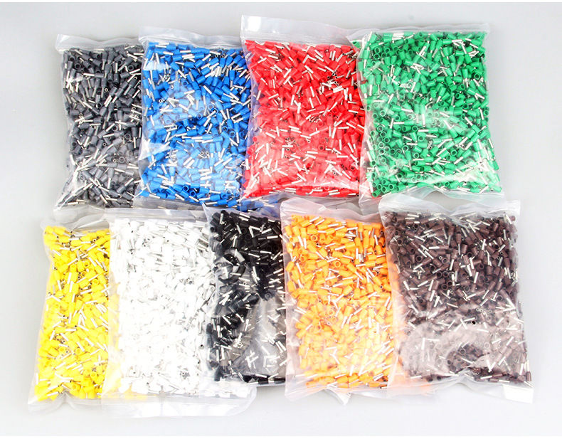 欧式端子E4010冷压端子VE4010针形端子 4.0mm平方管型预绝缘端头-阿里巴巴